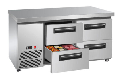 LBC150 Four large drawer Lowboy Fridge – VIP Refrigeration Catering ...