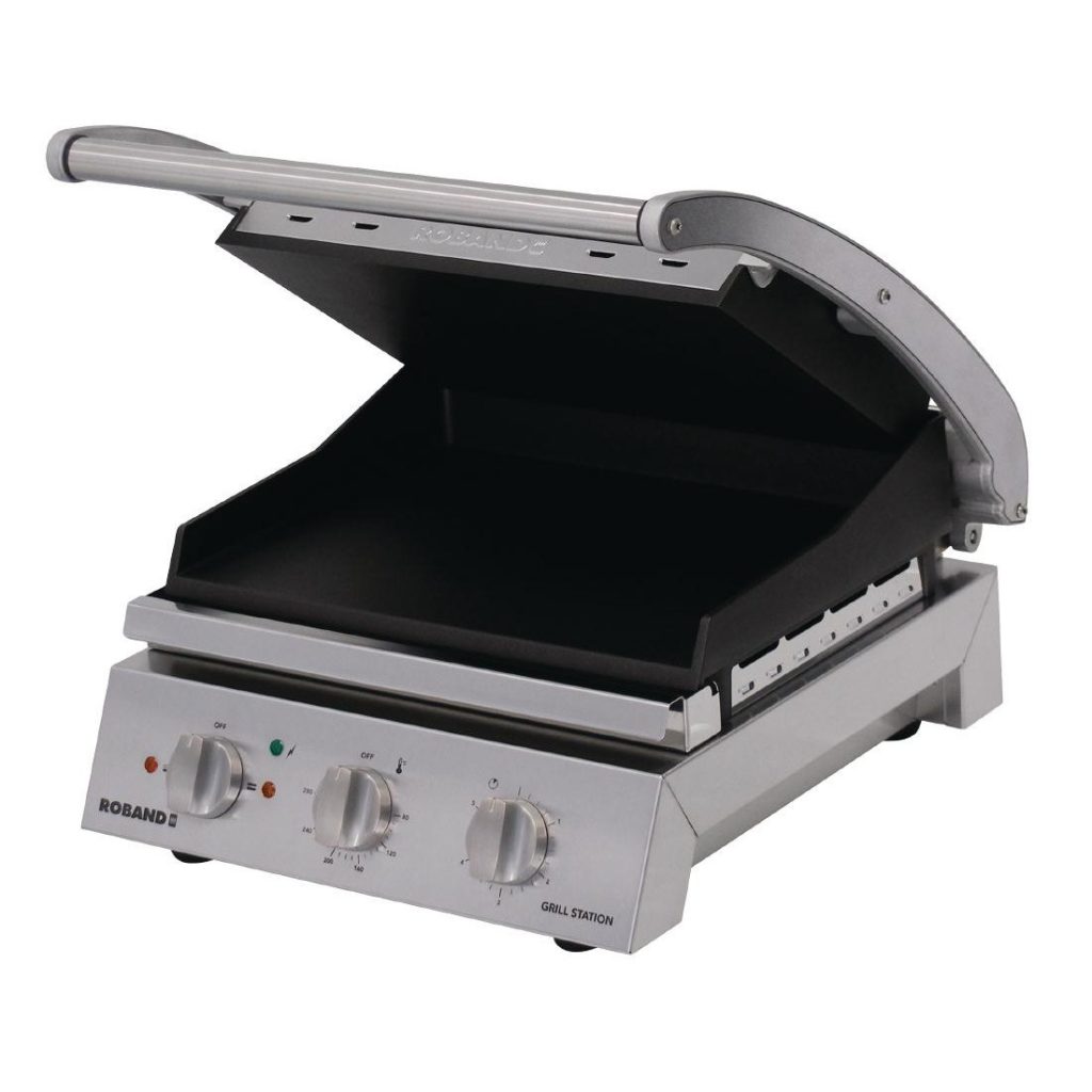 Roband Grill Station 6 slice, smooth non stick plates – 2.2kw; 9.6amp ...