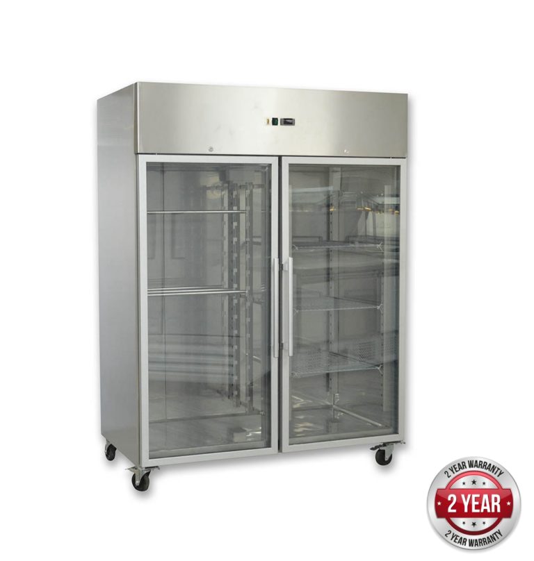 GN1200TNG GRAND ULTRA Two Glass Doors Upright Fridge 1200L – VIP ...