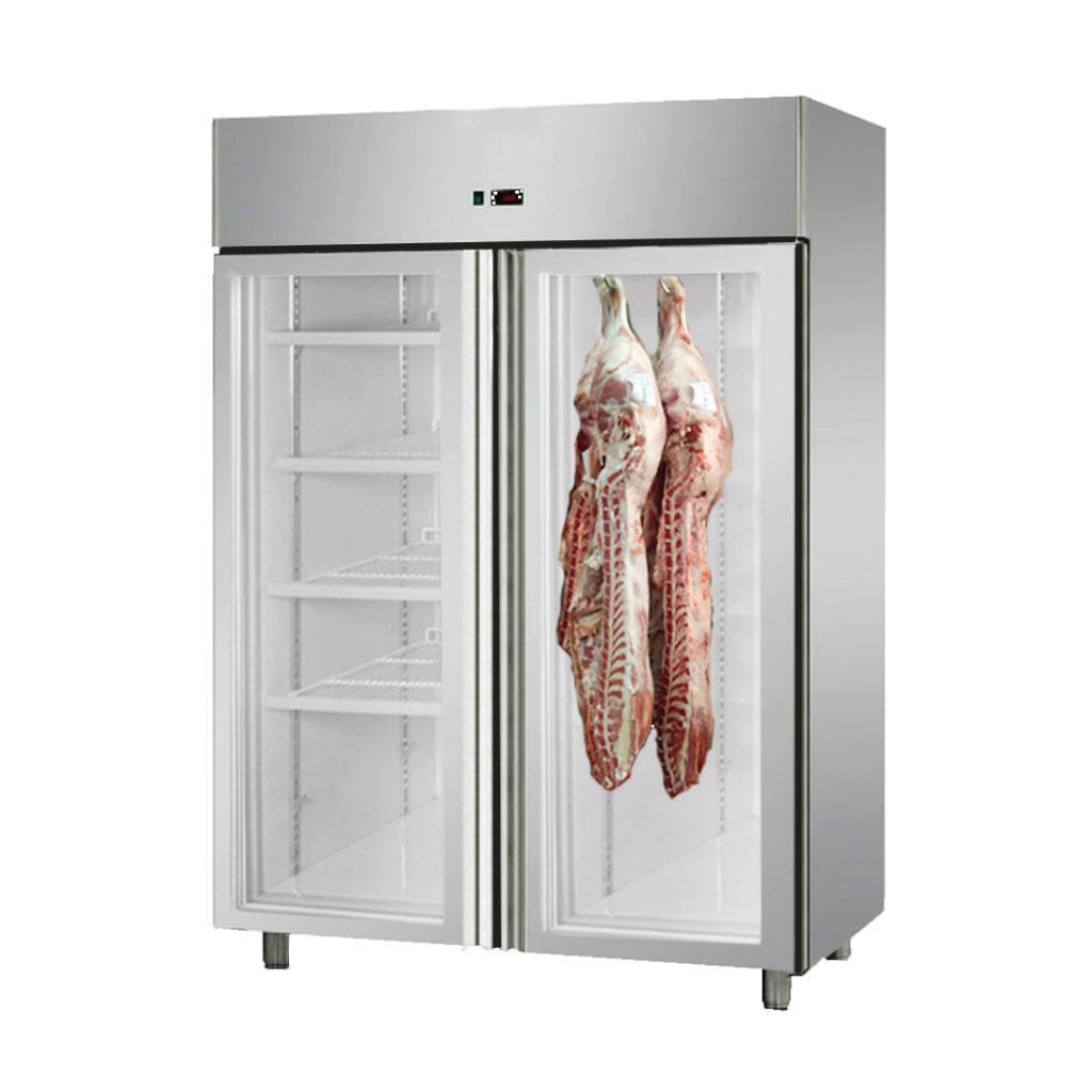 MPA1410TNG Large Double Door Upright Dry-Aging Chiller Cabinet ...