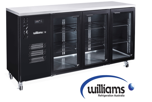 Williams Cameo – Three Door Black Colorbond Under Counter Display ...