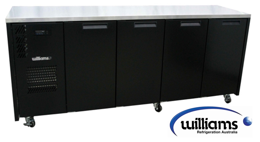 Williams Cameo – Four Door Black Colorbond Under Counter Display ...